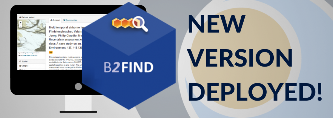 New B2FIND version deployed | EOSC Hub